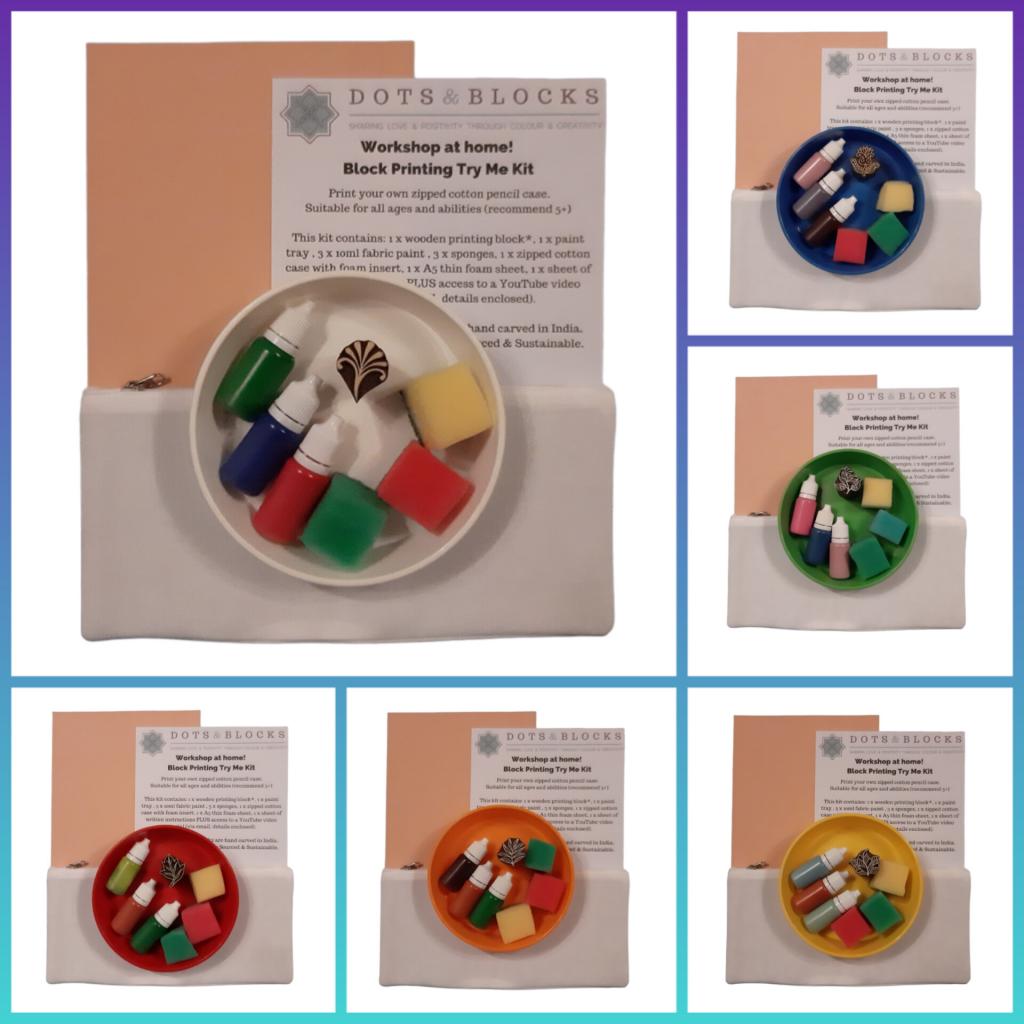 Block Printing Mini Kit - Dots and Blocks